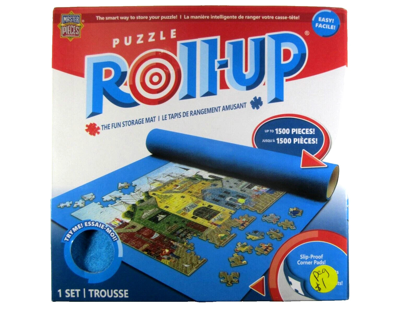 Master Pieces Puzzle Roll-Up – Fits Puzzles Up to 1500 Pieces! 🧩